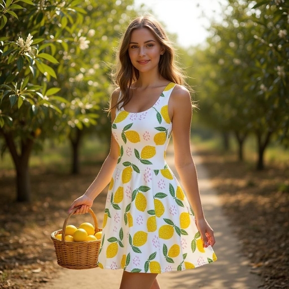 The Pinup Shop | Dresses | Plus Size Lemon Summer Pin Up Dress | Poshmark